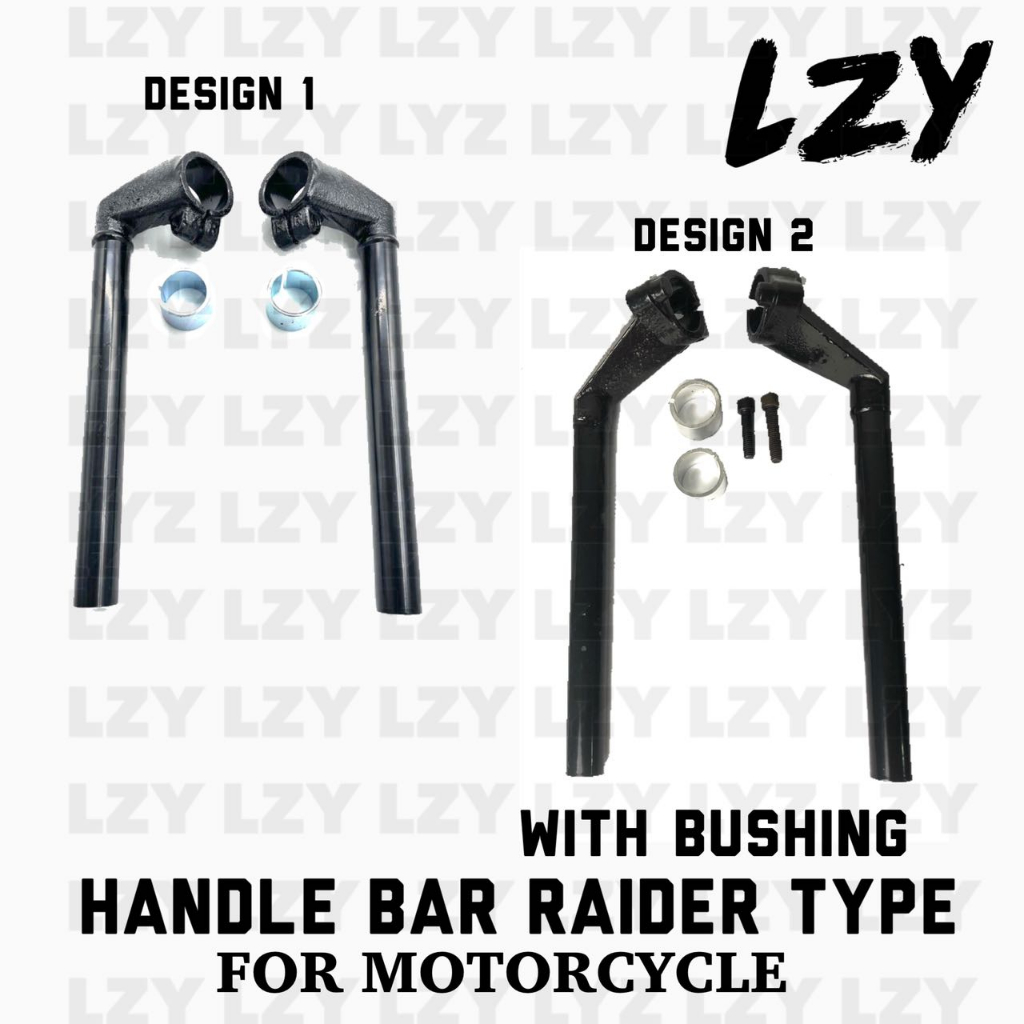 LZY Raider Type Universal Motorcycle Handle Bar with Bushing Set for ...