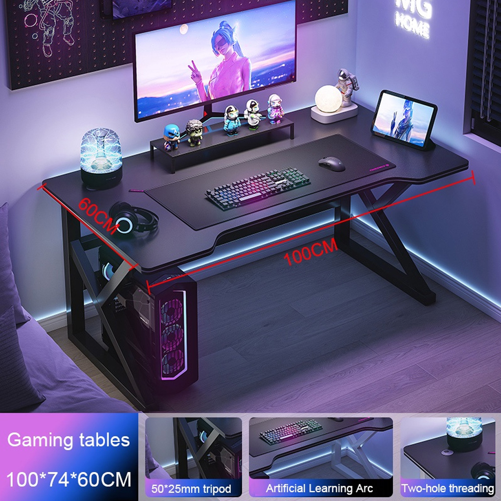 Computer Desk Modern Home Desk Student Learning Writing Desk 120cm PC ...