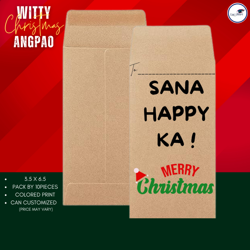 WITTY ANGPAO / AMPAO / Coin envelopes - SANA HAPPY KA (10PIECES PACK ...