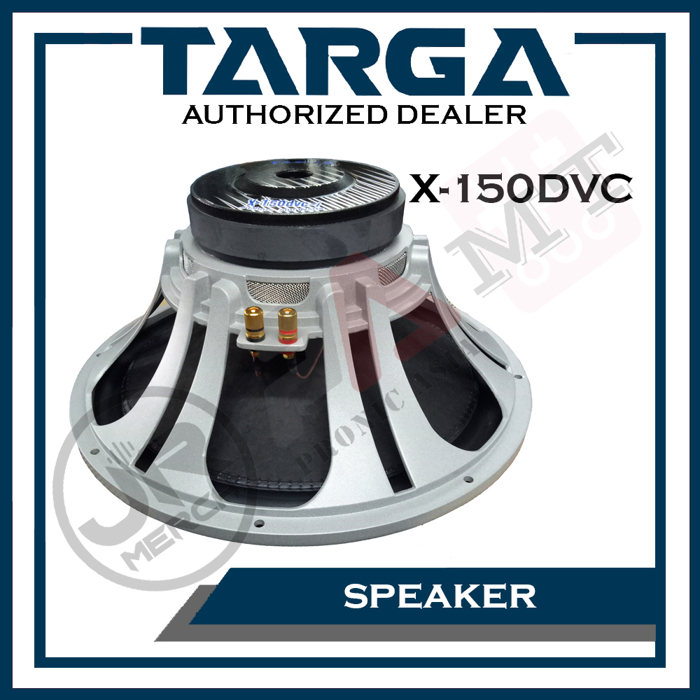 Targa (X-150DVC) 15" 500 watts 4/8 ohms Dual Voice Coil Subwoofer ...