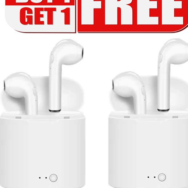 Buy 1 Take 1 I7S TWS Wireless earphone Bluetooth Headset With Charging ...