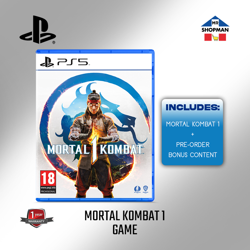 PlayStation PS5 Mortal Kombat 1 Standard Edition Game R3 (Brand New ...