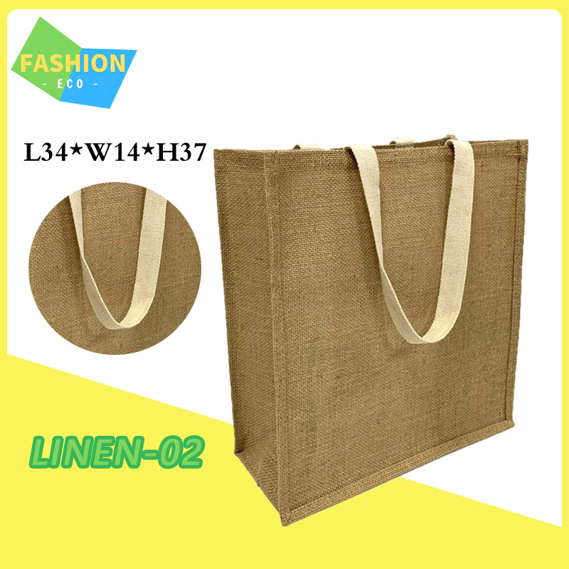 #2 Tote Bag Hand Bag Linen Bag Jute bag Eco Bag Plain Abaca Burlap ...