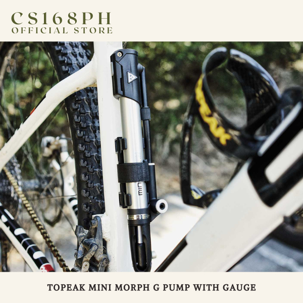 Cs168ph Topeak Mini Morph G Pump with Gauge Bicycle Accessories | Shopee Philippines