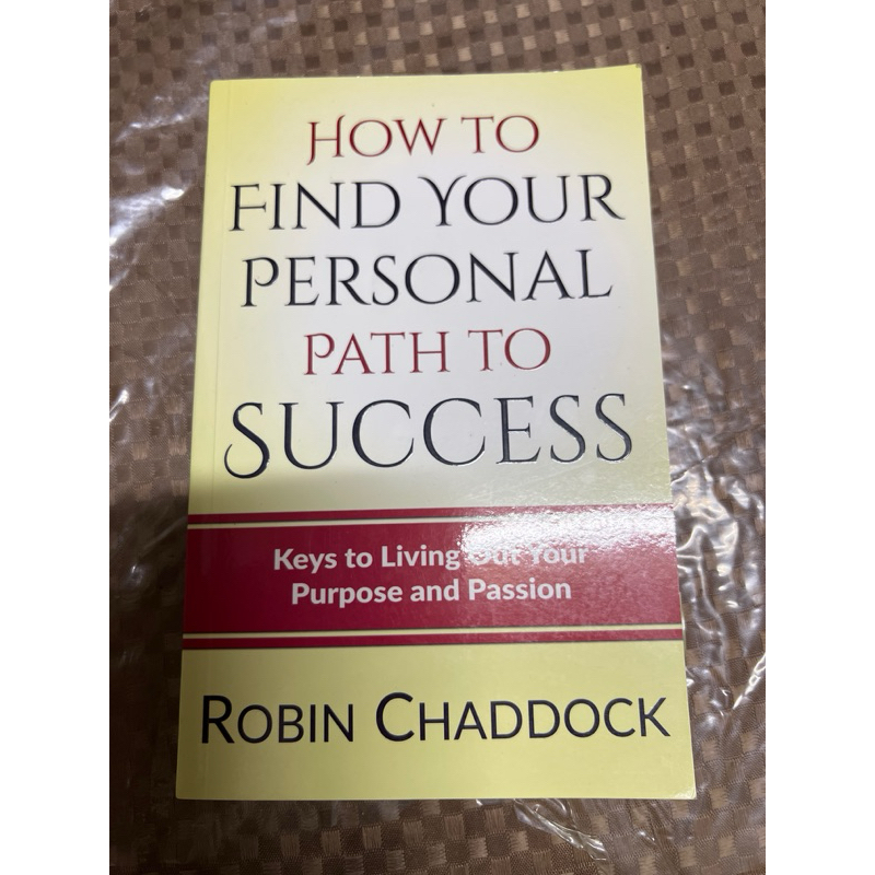 How to Find Your Personal Path to Success by Robin Chaddock [Authentic ...