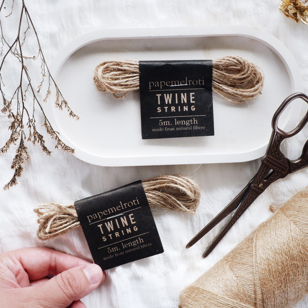 Papemelroti Ribbons | Abaca Twine String | Gift Wrapping | 5 Yards ...