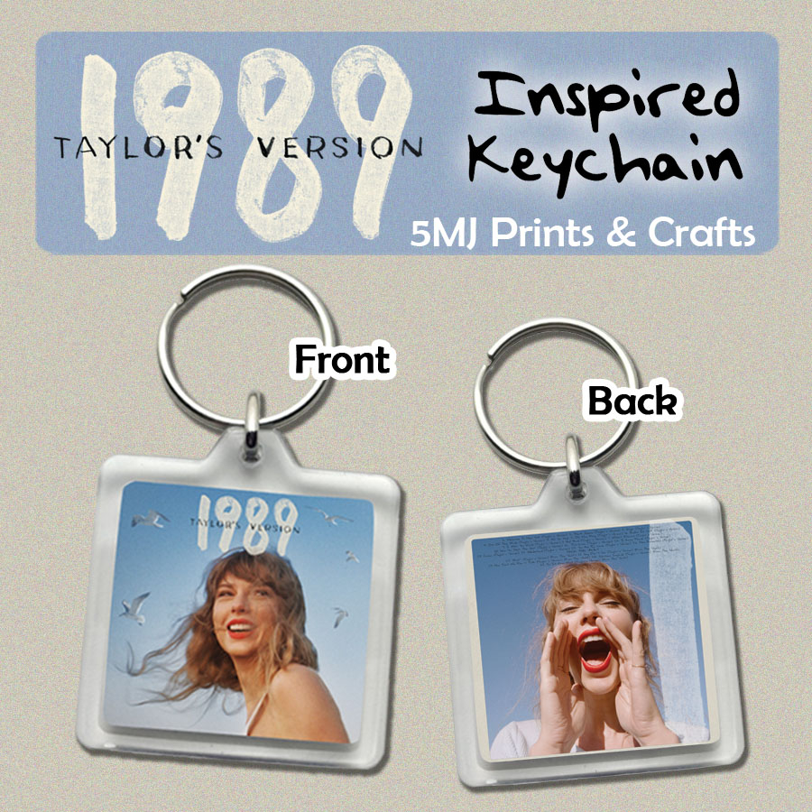 1989 Taylors Version Inspired Acrylic Keychain Taylor Swift | Shopee ...