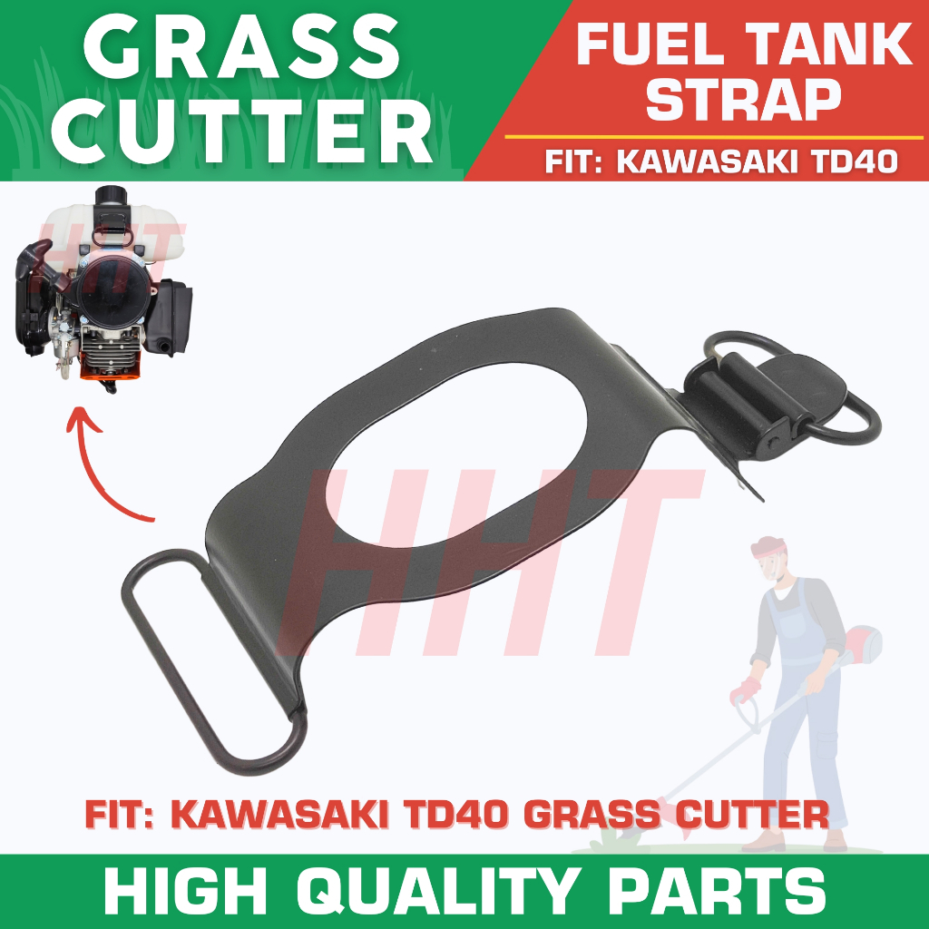 Kawasaki TD40 Tank Strap Holder Band Spare Parts 2 Stroke Grass Cutter ...