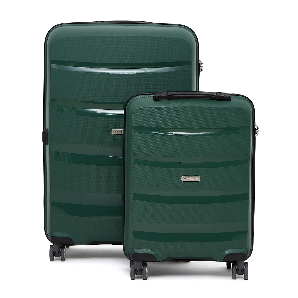 British Knight Bip968zt Green2-Piece (Set) Large & Small Luggage ...