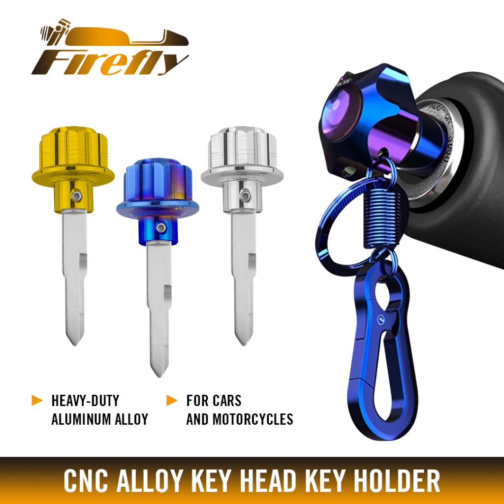CNC Alloy Key Head Key Holder Universal Heavy Duty Non Fade Color Made ...