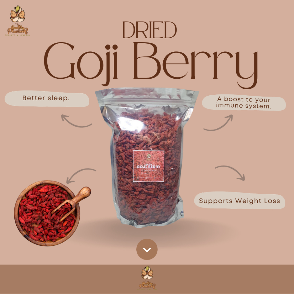 Organic Dried Goji Berry / Berries (1 Kilogram, 500 Grams, and 250 ...