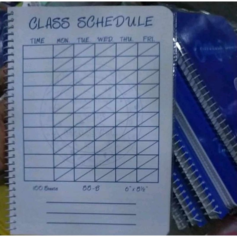 Cattleya Spiral Notebook 100 Sheets With Plastic Cover (6"x8.5"inches ...