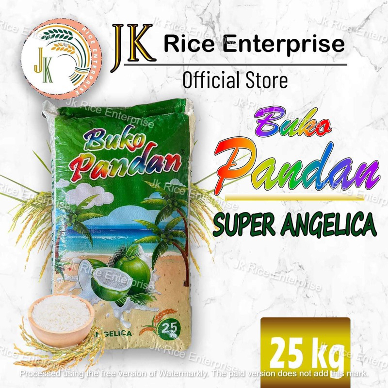 BUKO PANDAN SUPER ANGELICA RICE 25KG (PREMIUM QUALITY RICE) | Shopee ...