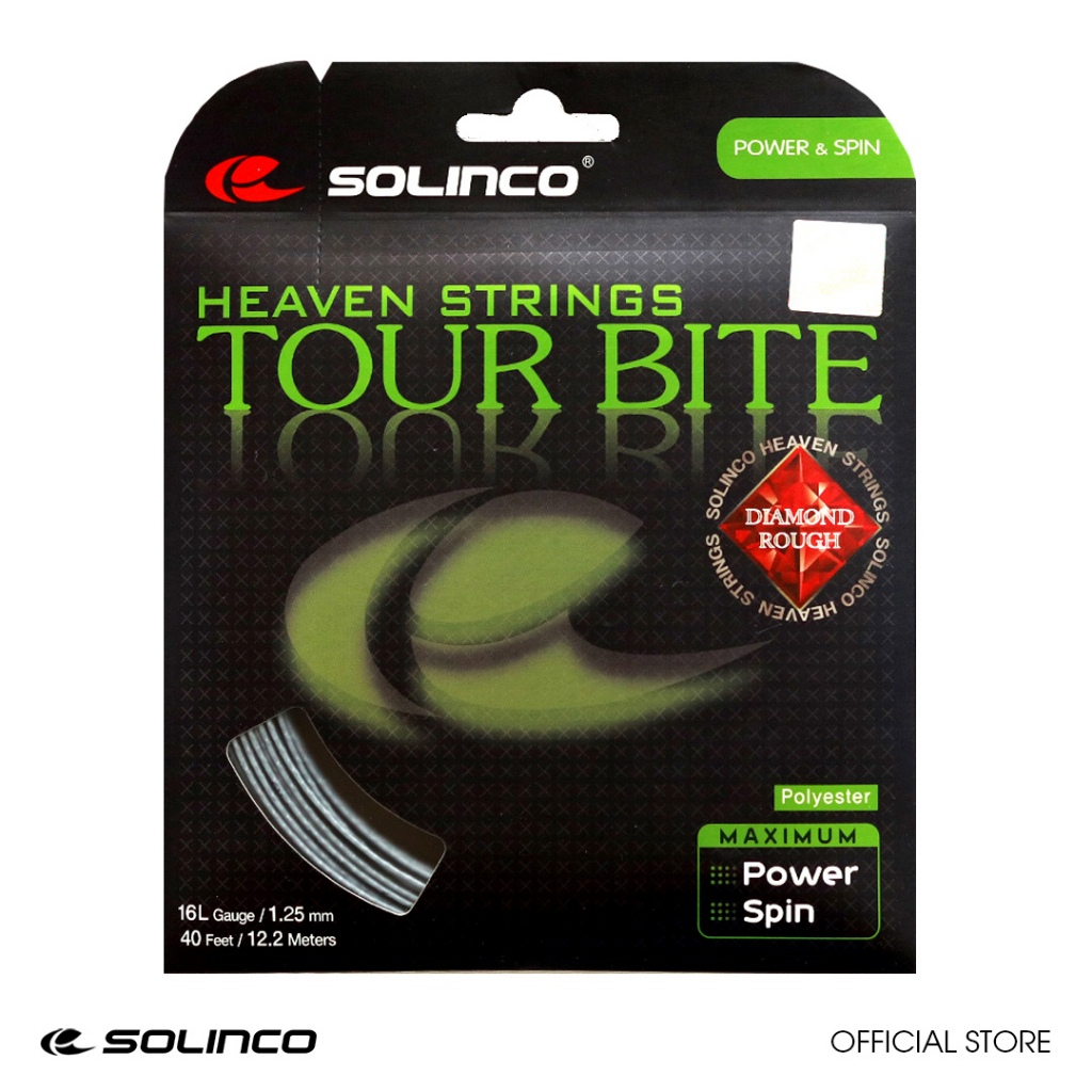 Solinco Tennis String Tour Bite Diamond Rough Set | Shopee Philippines