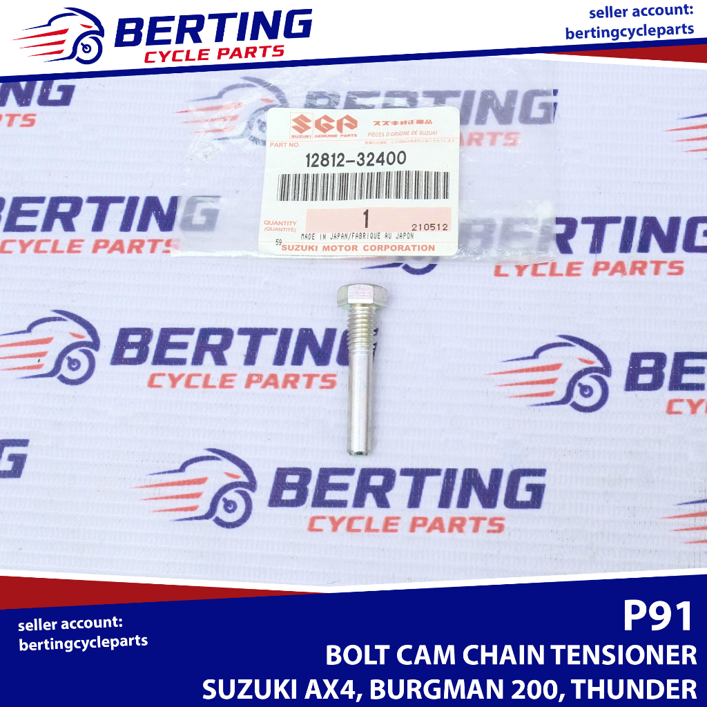 SGP BOLT CAM CHAIN TENSIONER Suzuki AX4 Burgman 200 Thunder Genuine ...