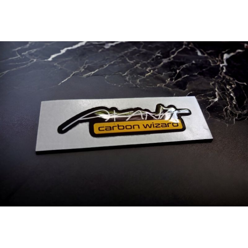 AKANA CARBON EMBLEMS "JELLY"| EMBOSSED VINYL STICKER | Shopee Philippines