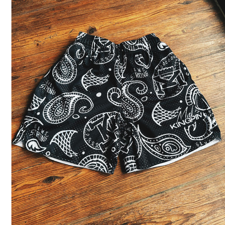 MNL KINGPIN PAISLEY MESH SHORT | Shopee Philippines