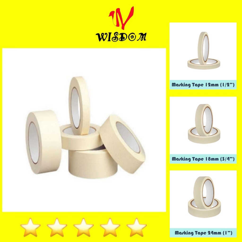 WISDOM WEIBO MASKING TAPE （1/2，3/4，1） SCHOOL SUPPLIES/Giveaways ...