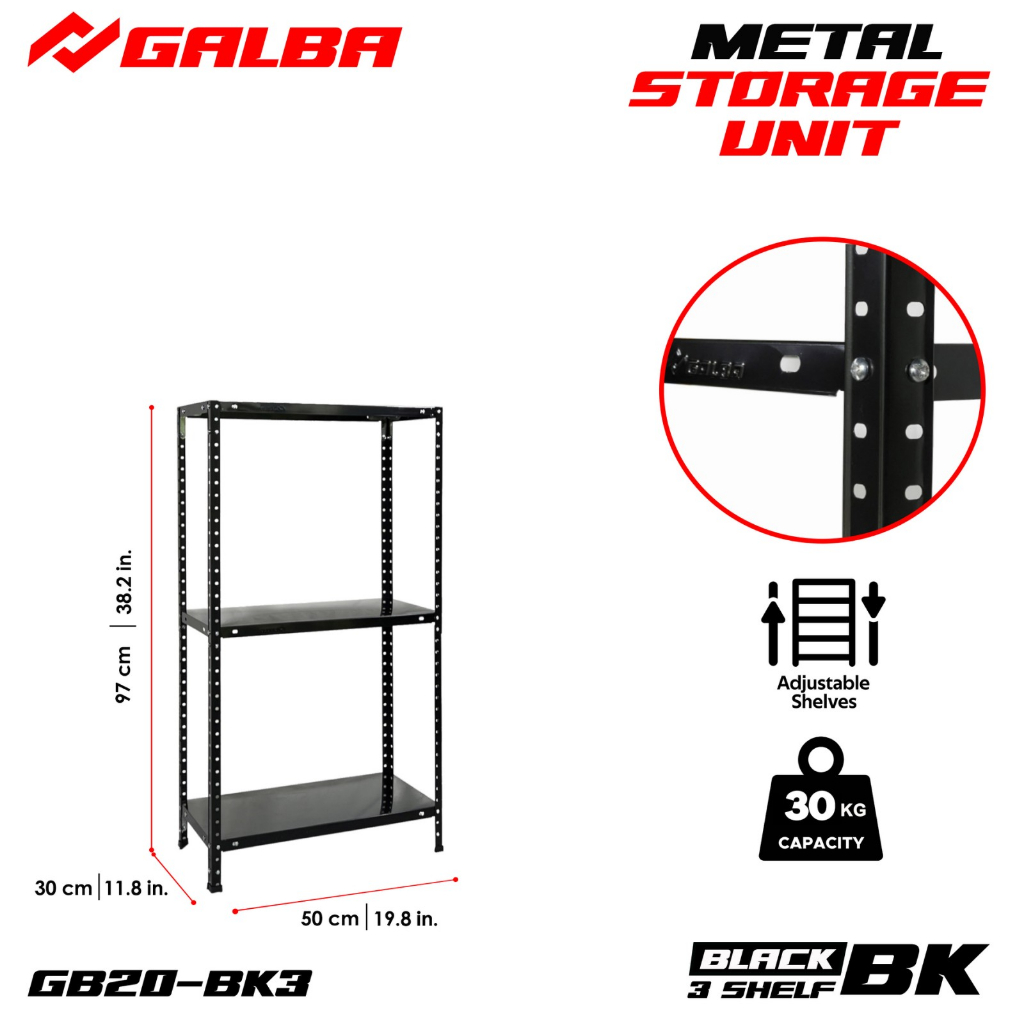 All-Steel Kitchen Storage Shelf 5 Layers Adjustable Metal Rack | Shopee ...