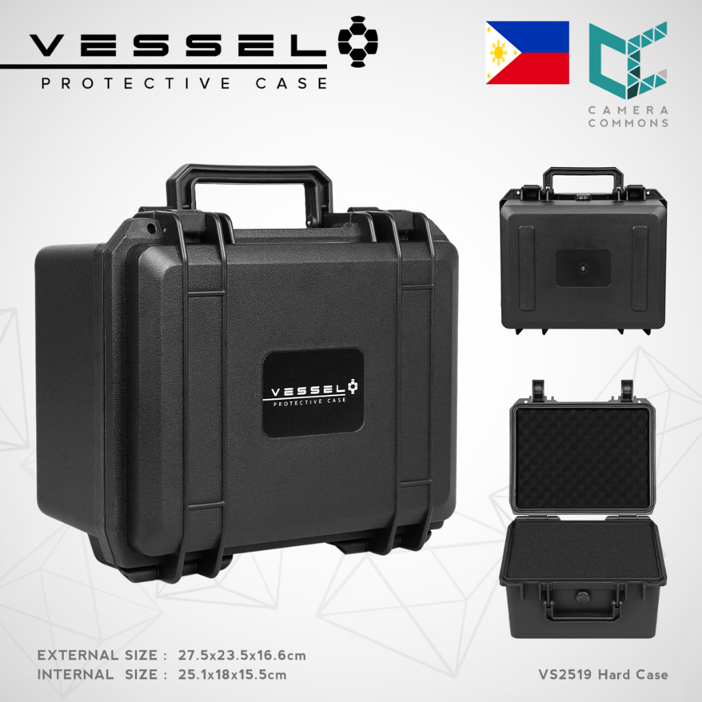 VESSEL VS2519 Portable Hard Case Waterproof for Photography, Equipment ...