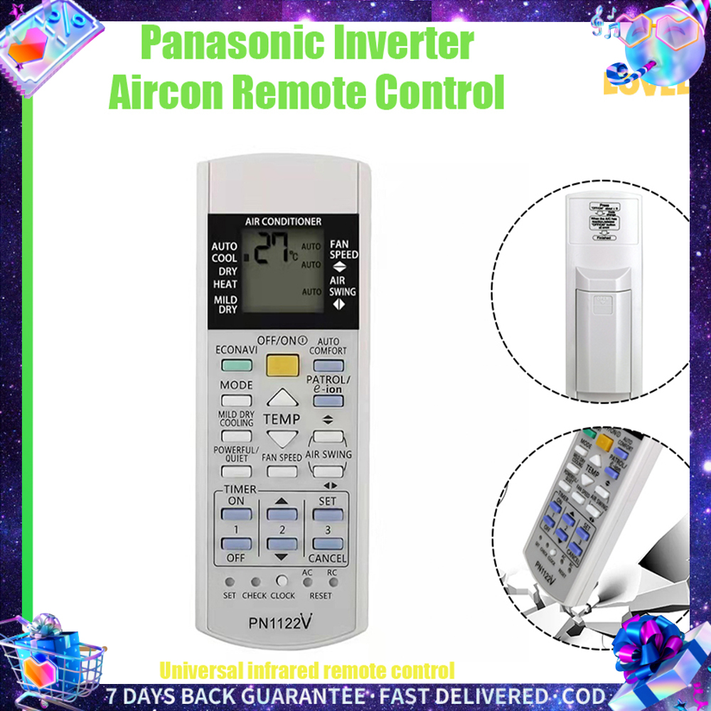 K-PN1122 Panasonic Aircon Remote Control For Panasonic Split Type ...