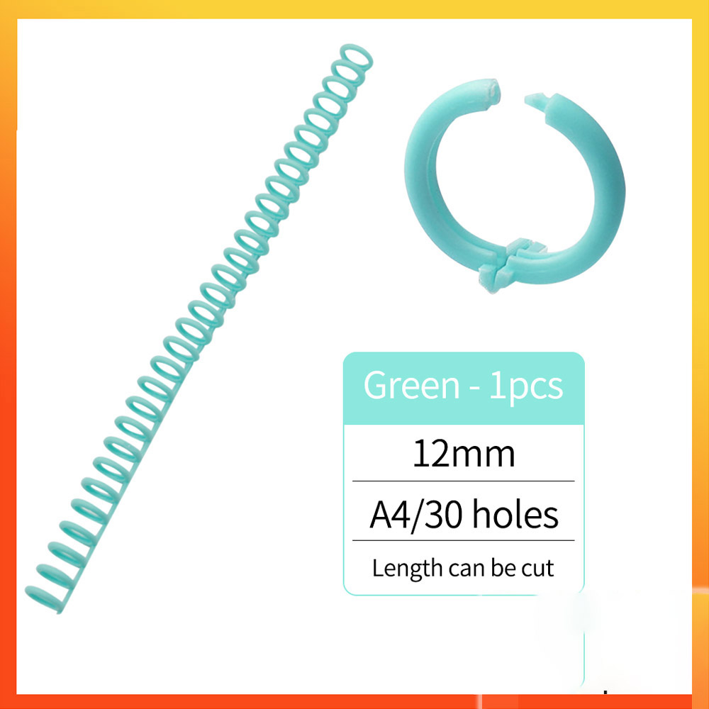 30-hole loose-leaf plastic binding ring Notebook binding spiral ring ...