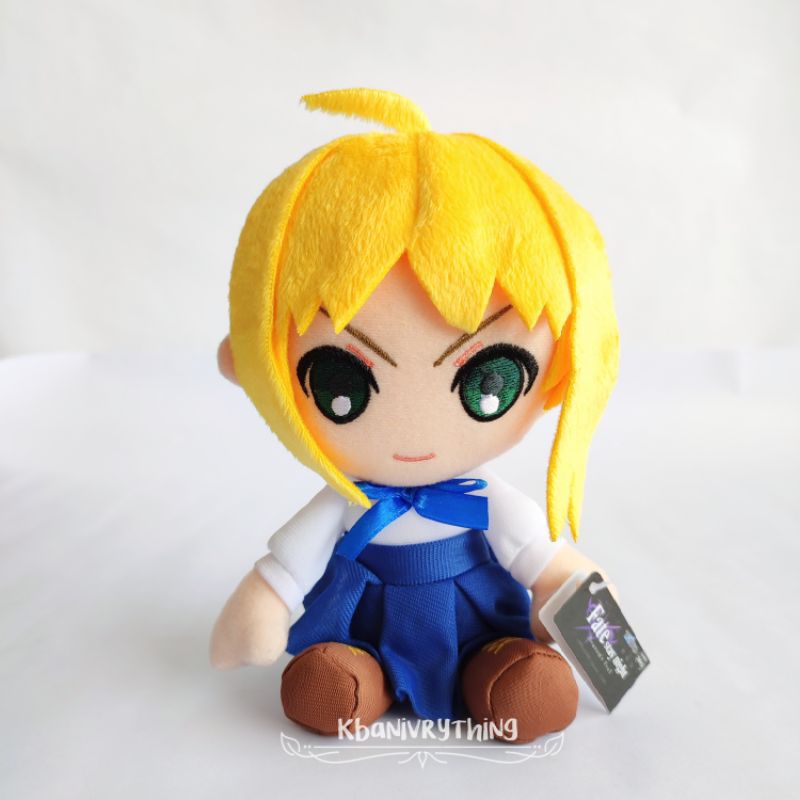 Fate / Stay Night - Altria Pendragon Osuwari / Sitting Plush and Dekkai ...