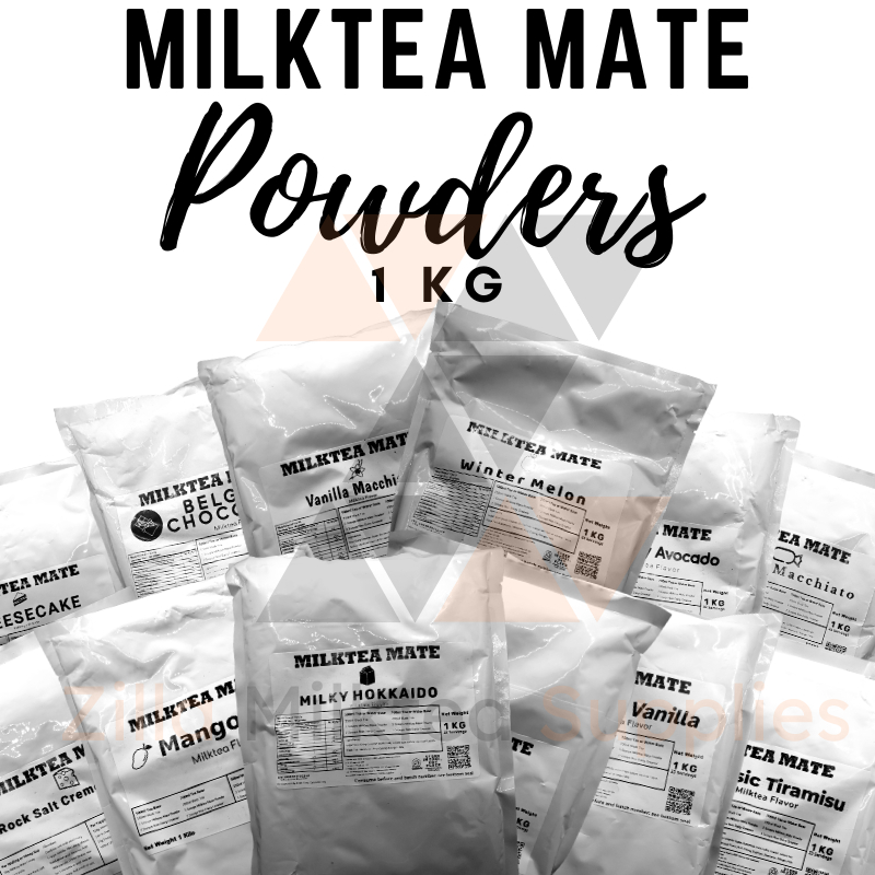MLKT Powders, Milktea Mate Premium Powder Flavor 1kg for MilkTea ...