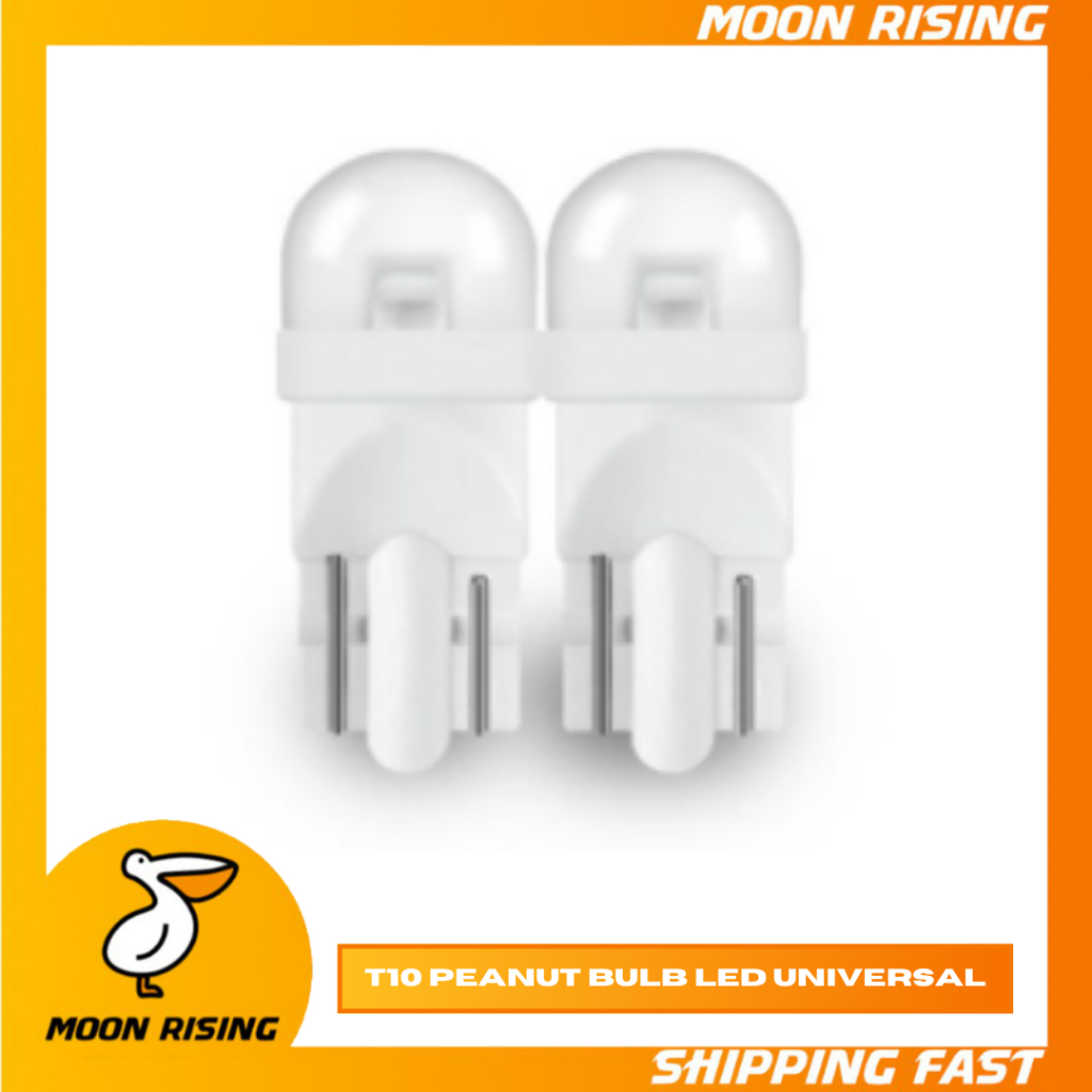 T10 PEANUT BULB LED UNIVERSAL FOR MOTORCYCLE | Shopee Philippines