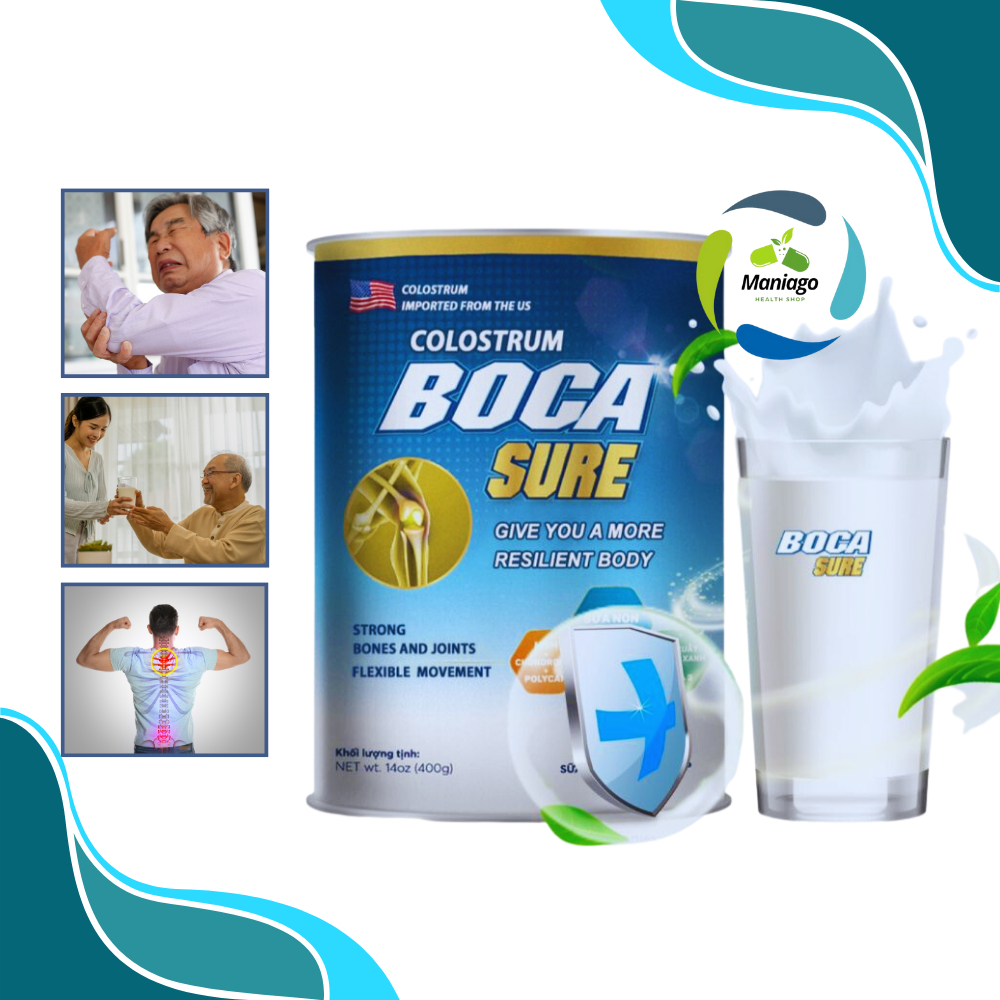 BOCA Sure Colostrum Milk For Bone and Joint Health 400g | Shopee ...