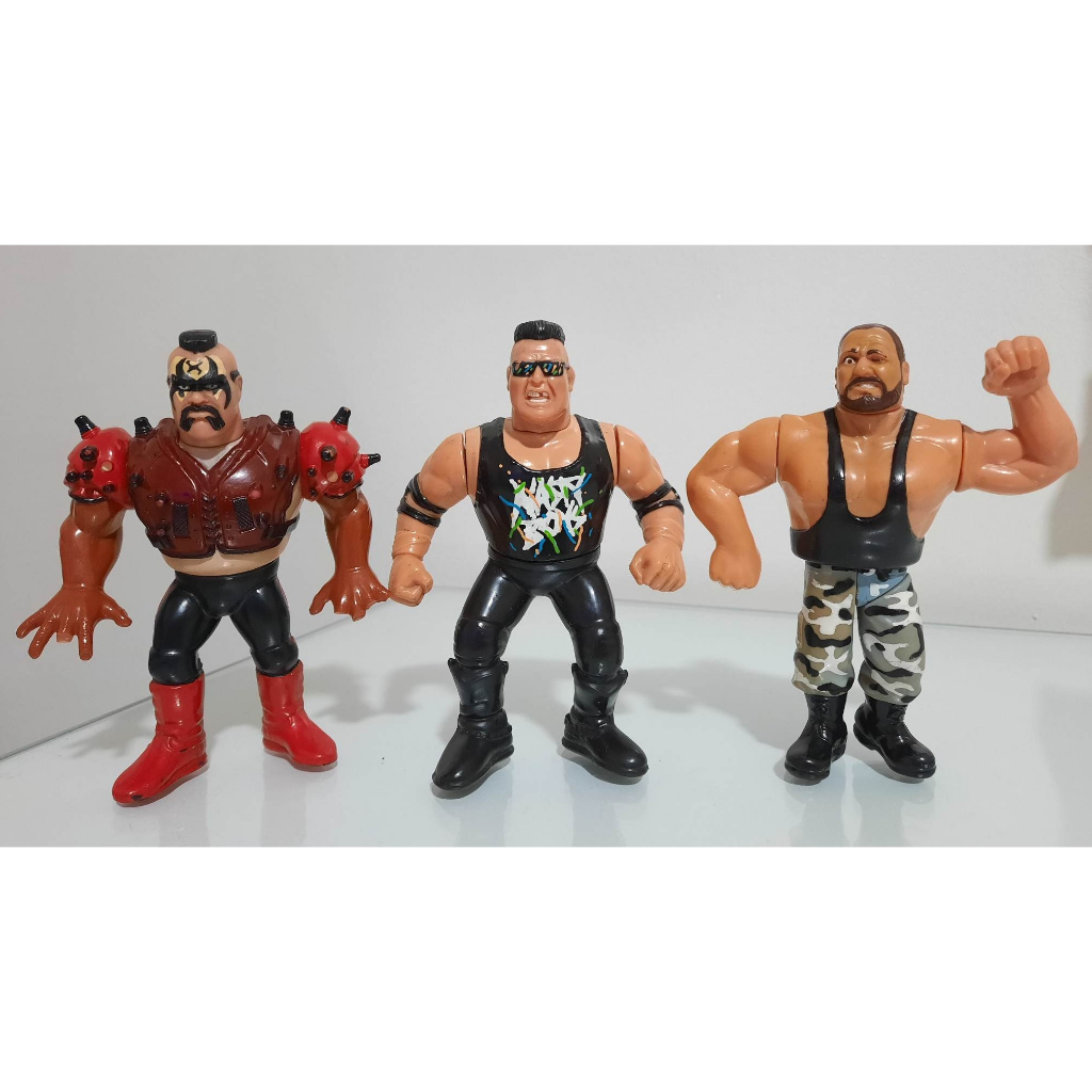 Vintage 1990 LOD Animal Nasty Boys Saggs Bushwhacker Hasbro WWF WWE ...