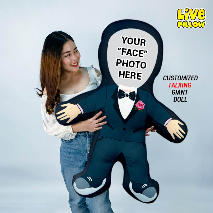 LIVEPILLOW Customized Giant Me Biggest Human Doll MALE Caricature ...