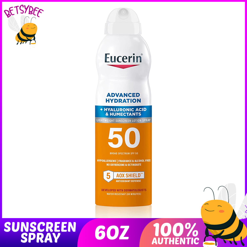 Eucerin Advanced Hydration SPF 50 Broad Spectrum Lightweight Sunscreen ...