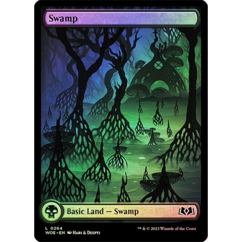 Swamp (fullart) - WOE - Common - MTG Cards (WotC) | Shopee Philippines