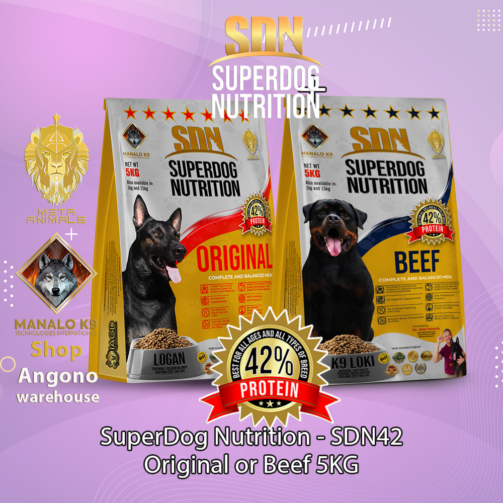 SuperDog Nutrition - SDN42 Original (5KG) or SDN42 BEEF (5KG) | Shopee ...