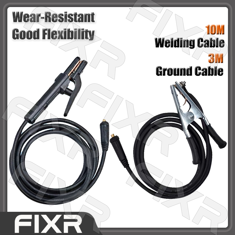 Universal Welding Cable with 3M Ground Cable and 10M Welding Cable ...