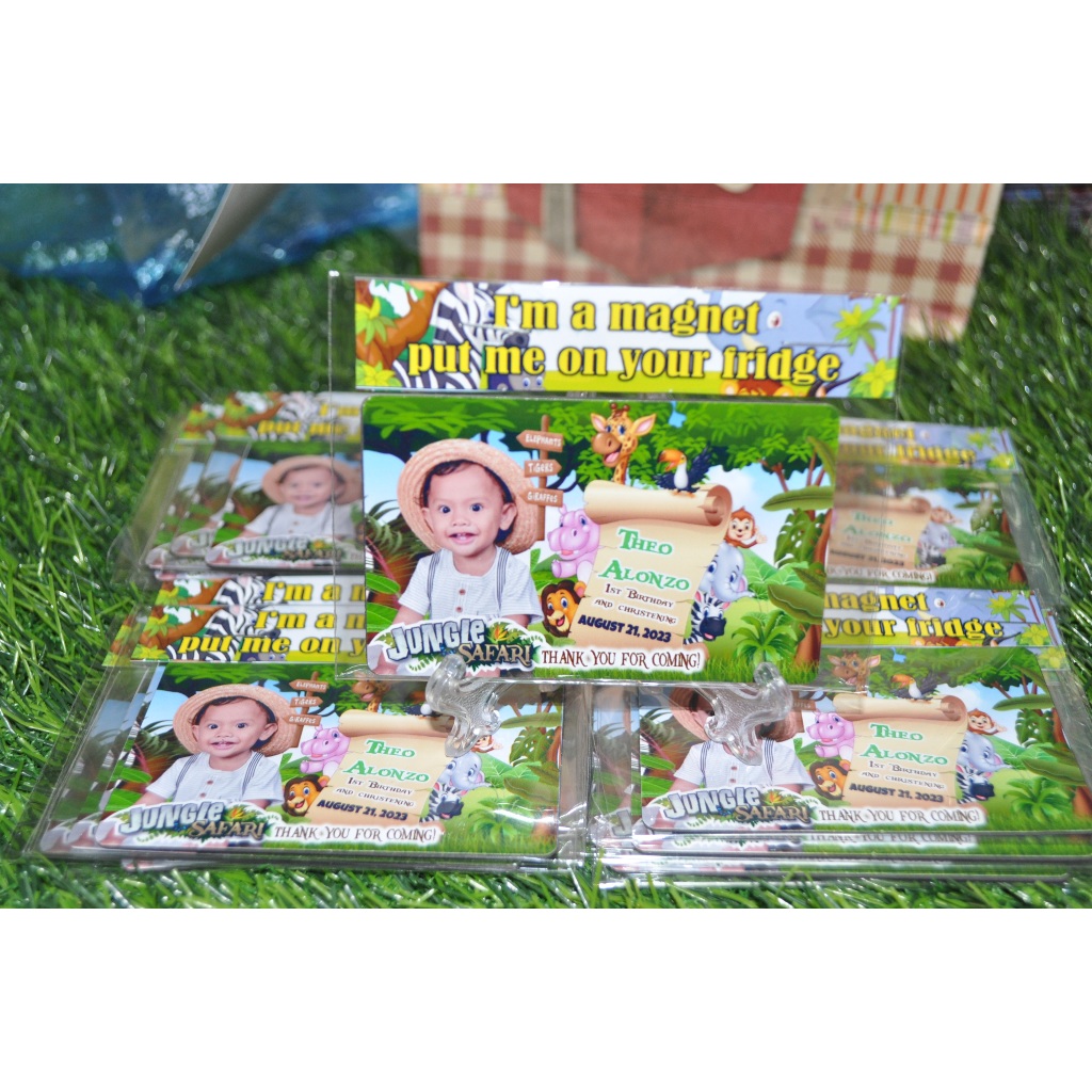 ATM SIZE REF MAGNET Souvenir | (REGULAR) Christening Wedding Birthday ...