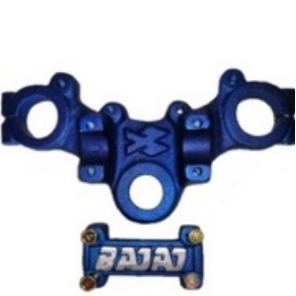 Lowering Crown(Butterfly with Clamp) for Bajaj CT100 & Bajaj 125 ...