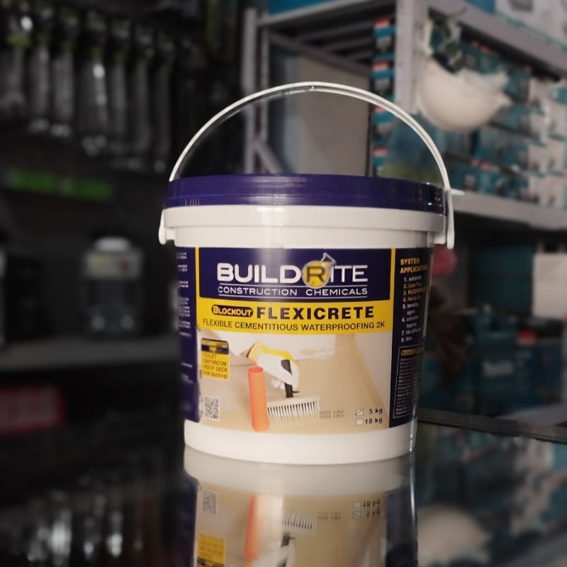 Buildrite Flexicrete - Flexible Cementitious Waterproofing (5kg-18kg) | Shopee Philippines