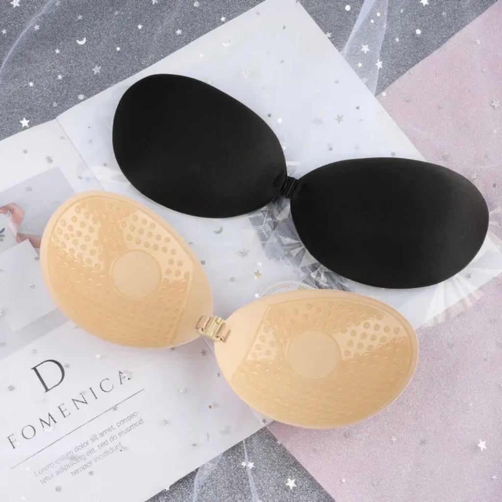 Women Silicon Adhesive Stick On Magic Push Up Bra Nipple Pads ...