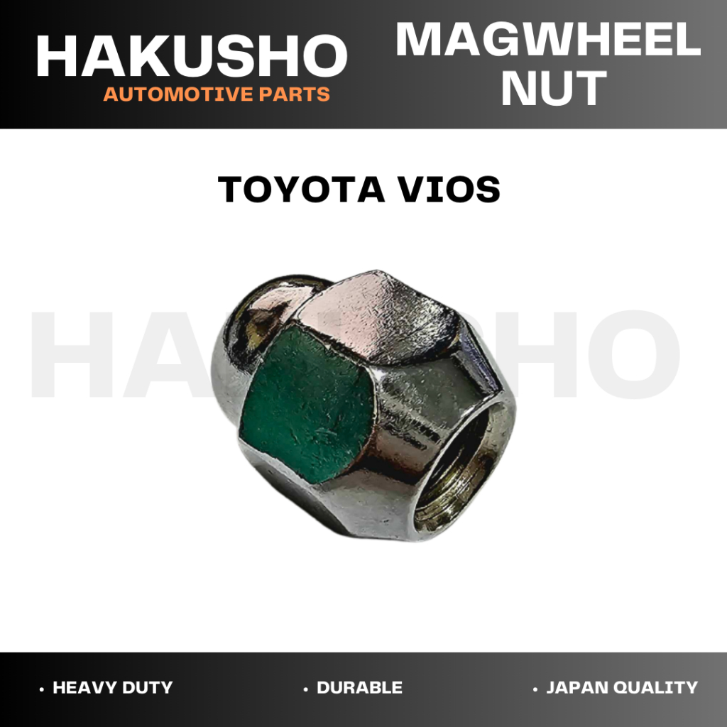 MAGWHEEL NUT TOYOTA VIOS PER PIECE (HAKUSHO JAPAN QUALITY BRAND ...
