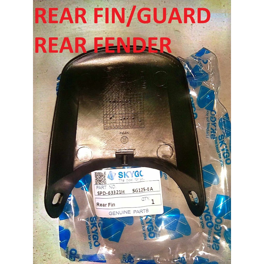 SKYGO REAR FIN/GUARD REAR FENDER FOR SKYGO M.C'S/HONDA AND CHINA MOTOR ...