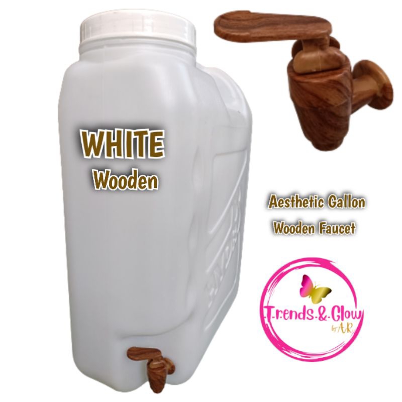 PURE WHITE Trends Aesthetic WATER GALLON CONTAINER | Shopee Philippines
