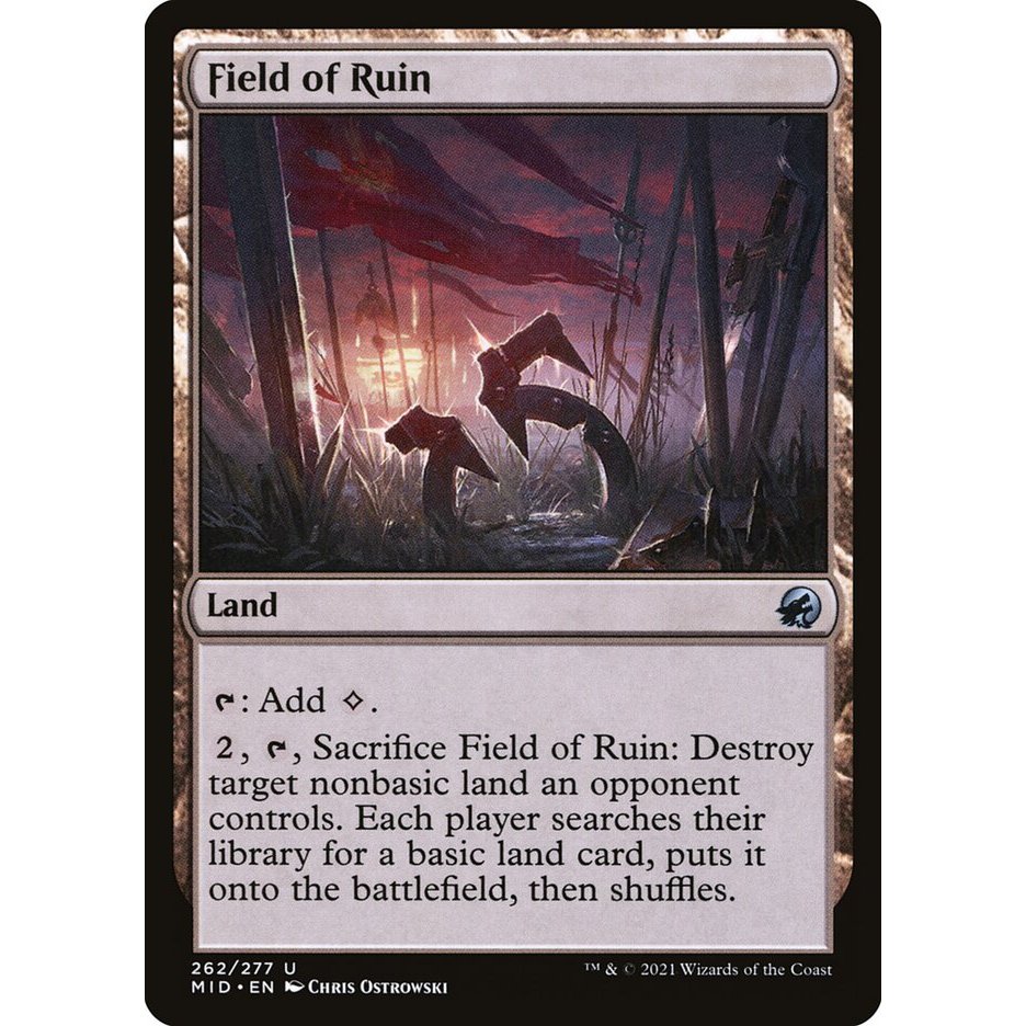 MTG Magic: The Gathering - Field of Ruin | Shopee Philippines