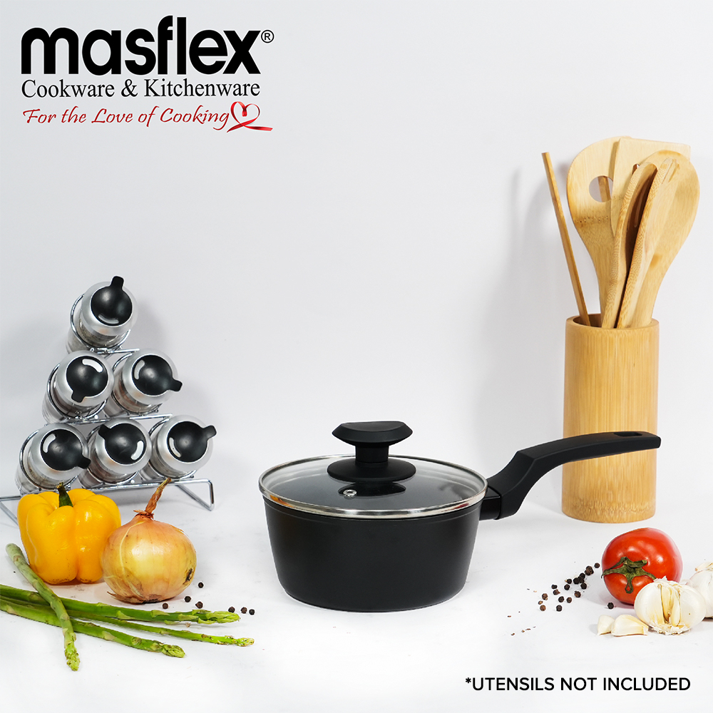 Masflex Cooksafe Series Induction saucepan with Glass lid | Shopee Philippines