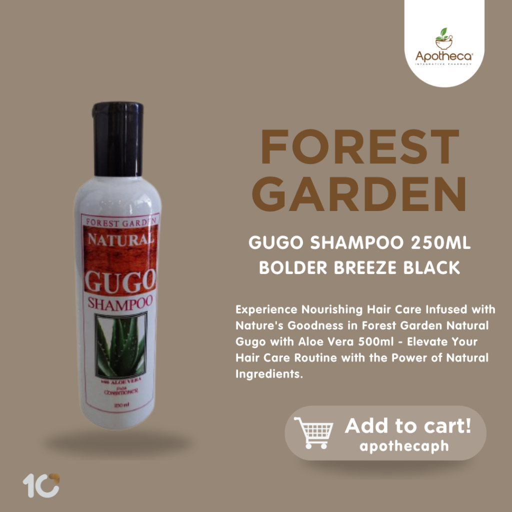 Forest Garden Gugo Shampoo 250ml Bolder Breeze Black: Bold Cleanse for ...