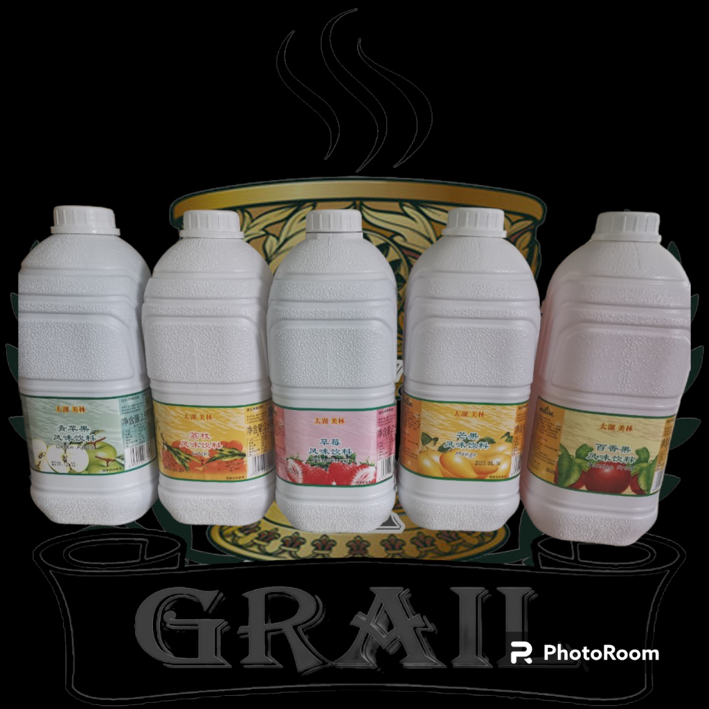 Milin Fruit Tea Syrup (BLUEBERRY, GREEN APPLE, LEMON, MANGO, STRAWBERRY ...