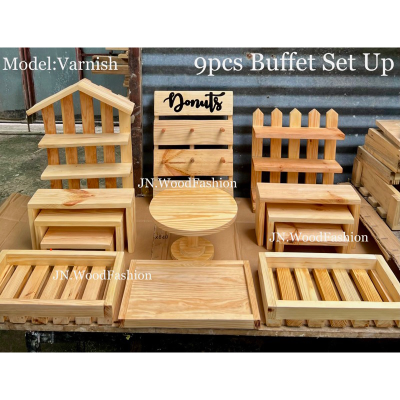 JN WoodFashion Buffet 13pcs Wooden Grazing Party Set Up Bazaar ... JN WoodFashion Buffet 13pcs Wooden Grazing Party Set Up Bazaar ...