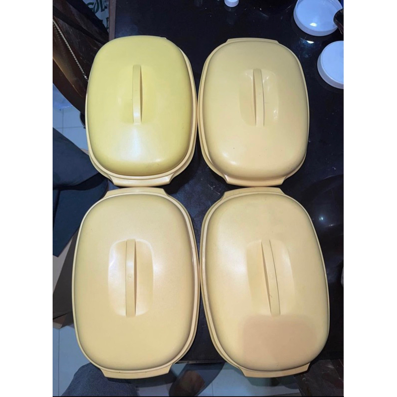4 sets of Tupperware Vintage Dish Server with cover (Pre-loved ...