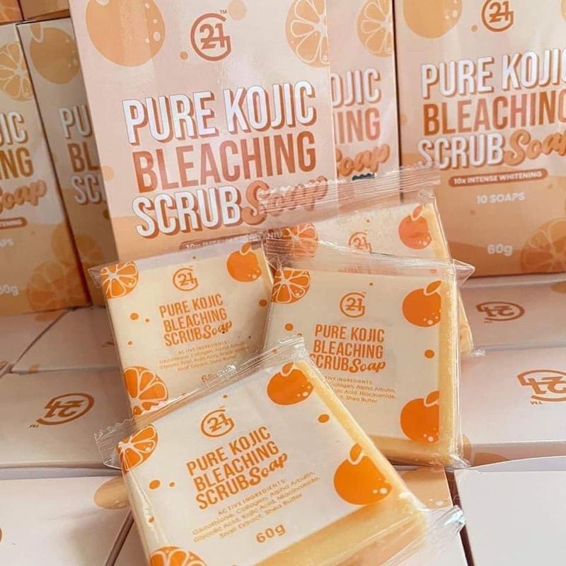 G21 PURE KOJIC BLEACHING SOAP 60g (glass skin and whitening) | Shopee ...